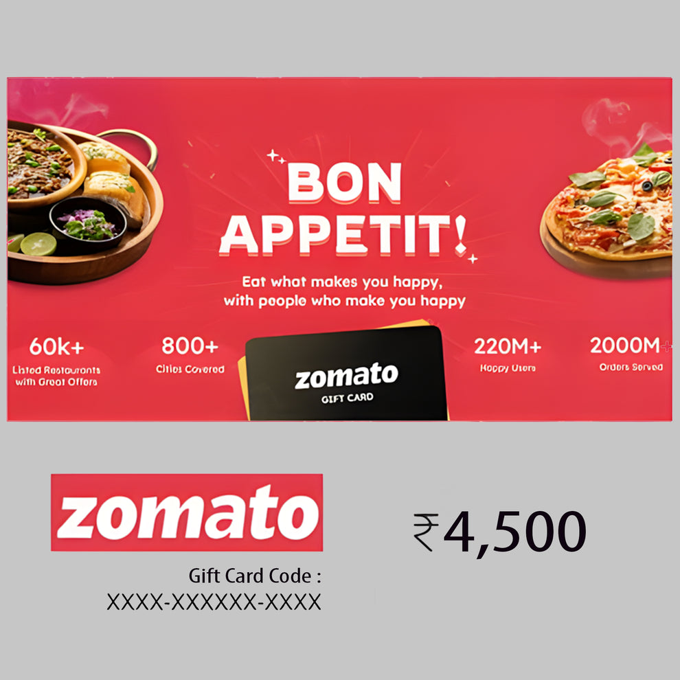 Zomato Gift Card – Swag Store